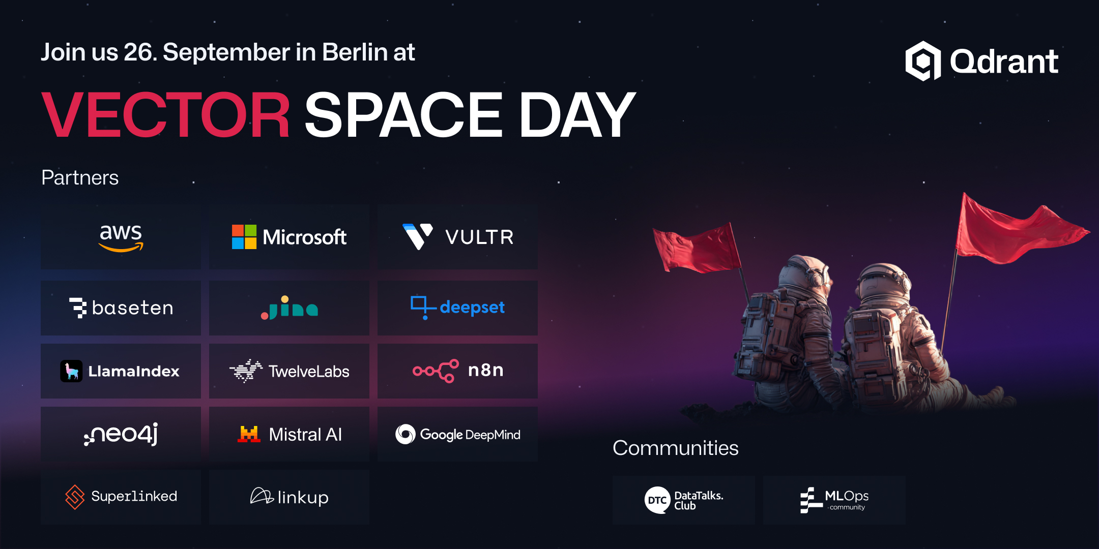 Announcing Vector Space Day 2025 in Berlin - Qdrant