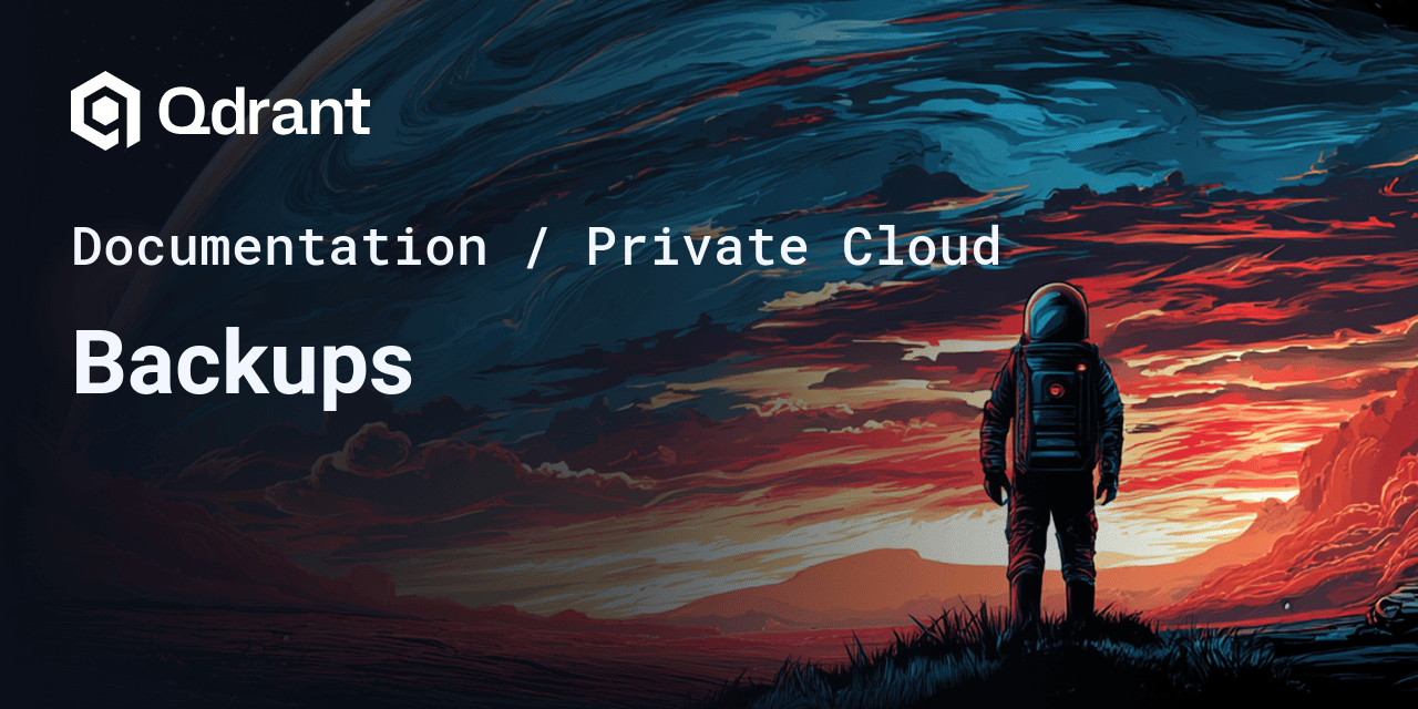 Backups - Qdrant